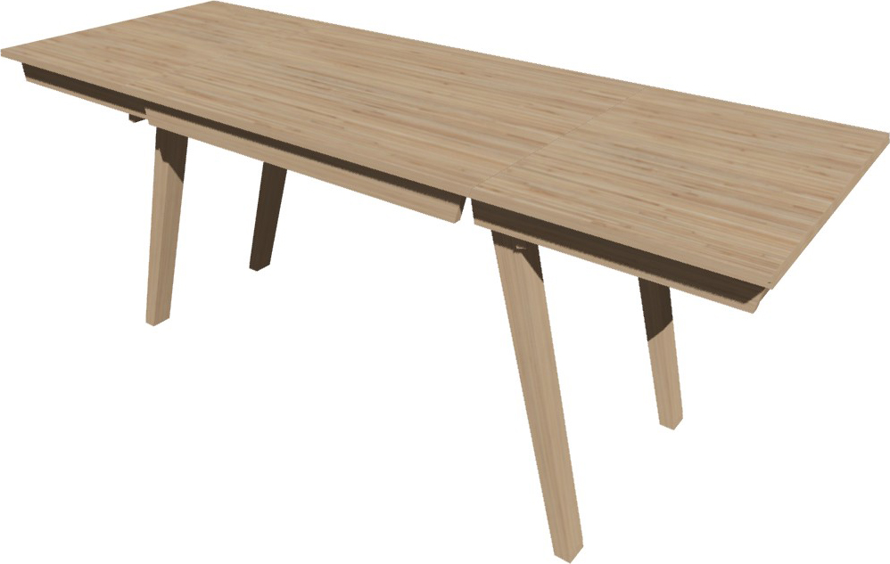 Combined table and dining table (kitchen) Chipboard, Coating: Laminated ...