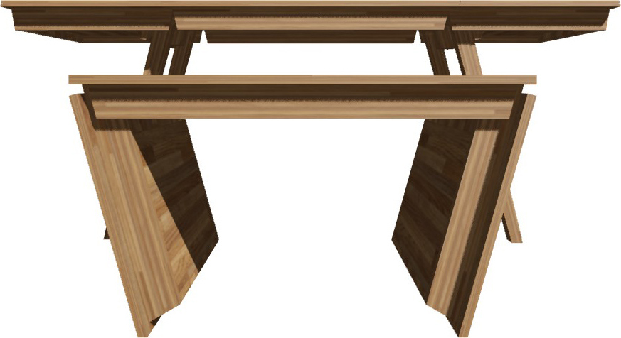 Combined table and dining table (kitchen) Chipboard, Coating: Laminated ...